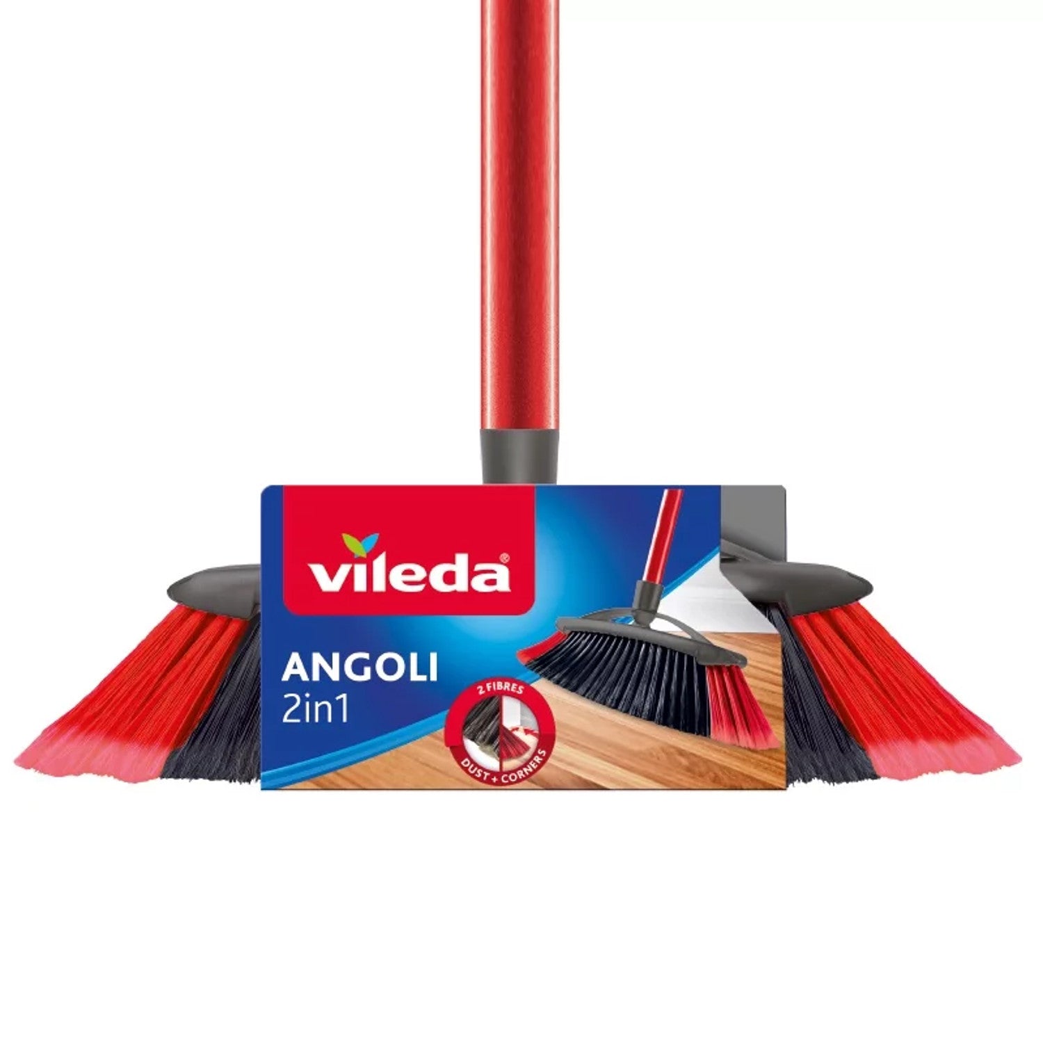 2 en 1 Vileda XXL VILEDA 2 en 1 XXL XXL Dos tipos de cerdas con postes ...